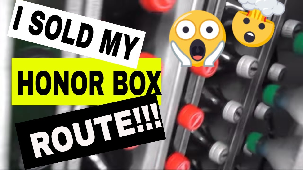 I SOLD MY HONOR BOX ROUTE | vending machine collection day - YouTube