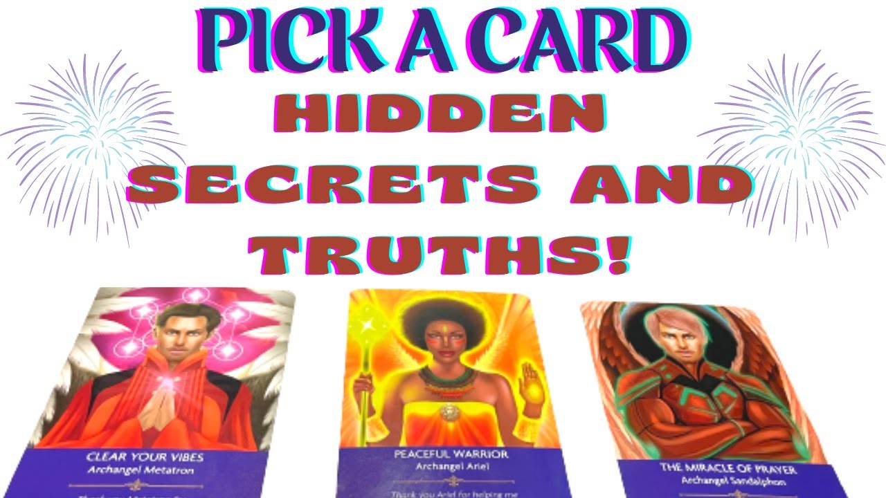 🌓Pick A Card 🌓 Hidden Secrets and Truths You Need To Know Now! Urgent ...