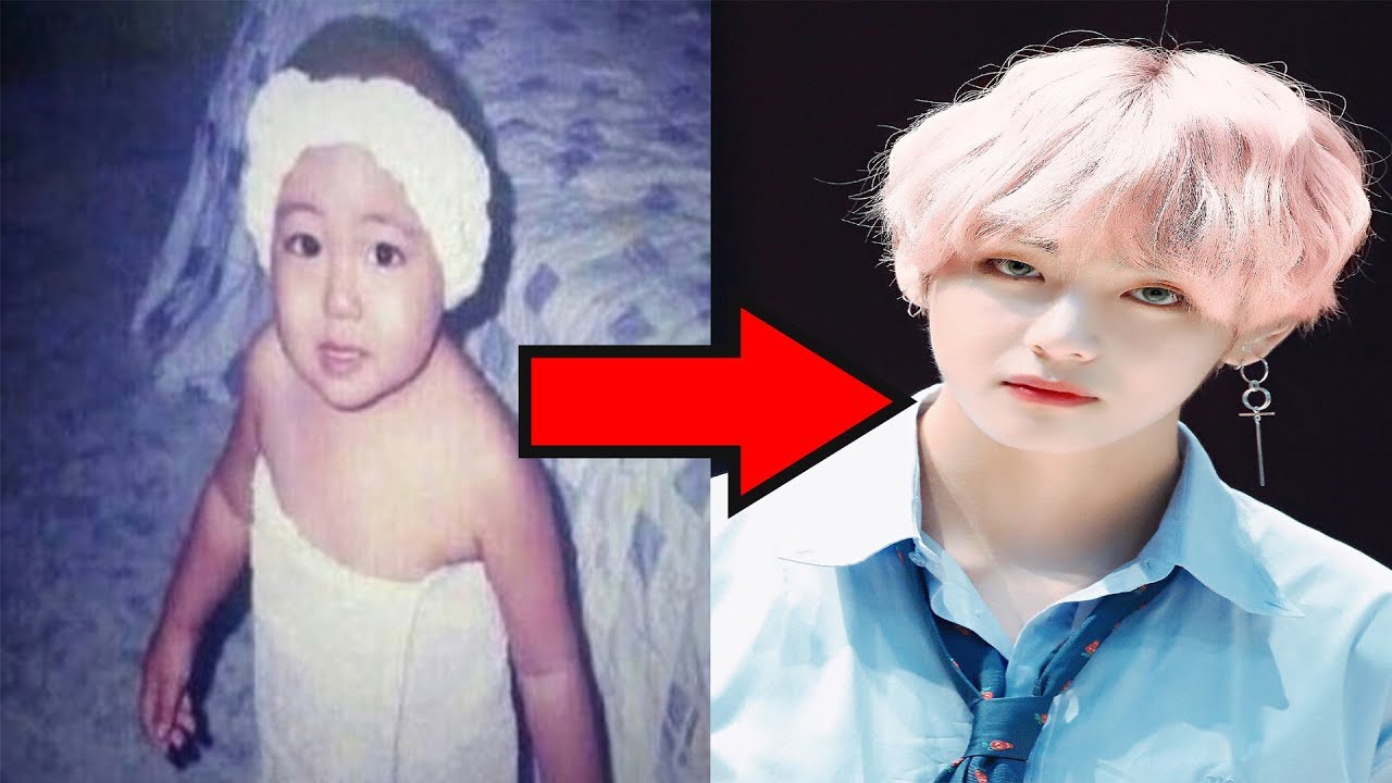 V Taehyung's amazing looks before his debut - YouTube