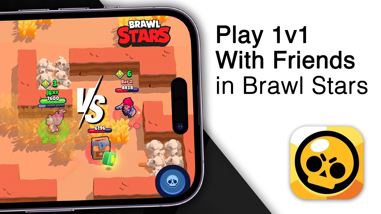 How To Play 1v1 In Brawl Stars! [With Friends] - YouTube