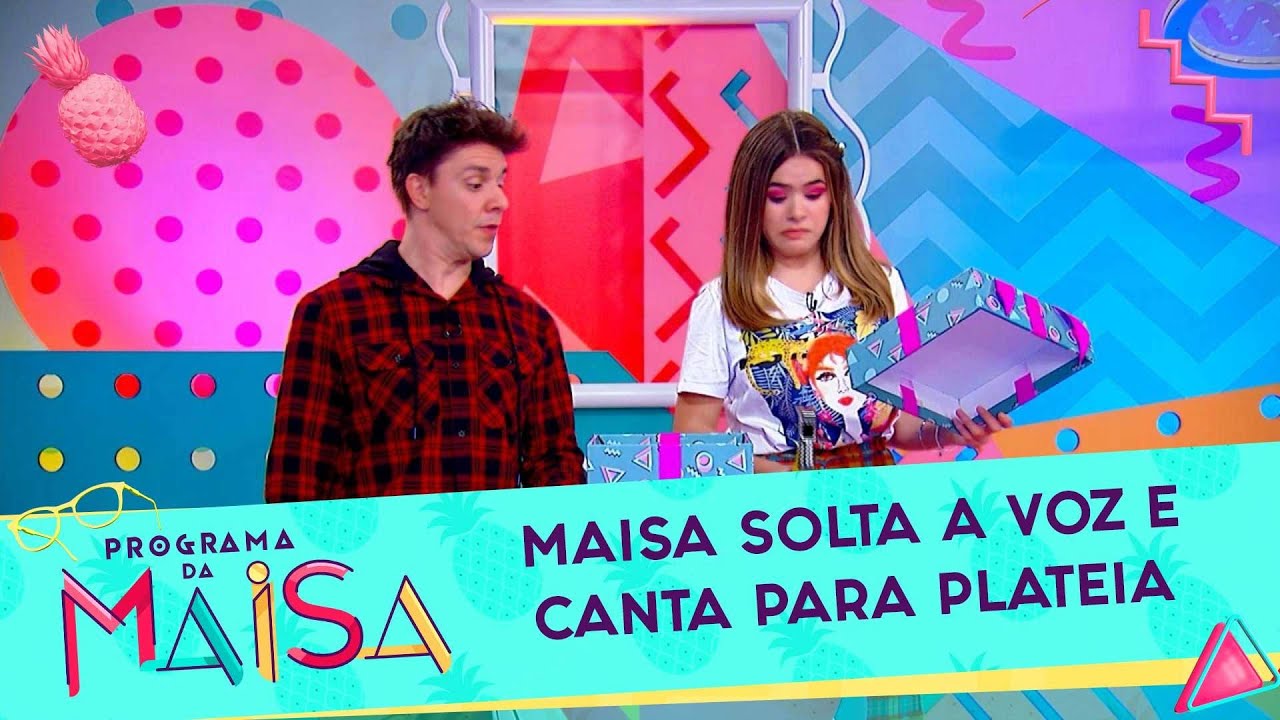Maisa solta a voz e canta pra plateia | Programa da Maisa (18/05/2019 ...