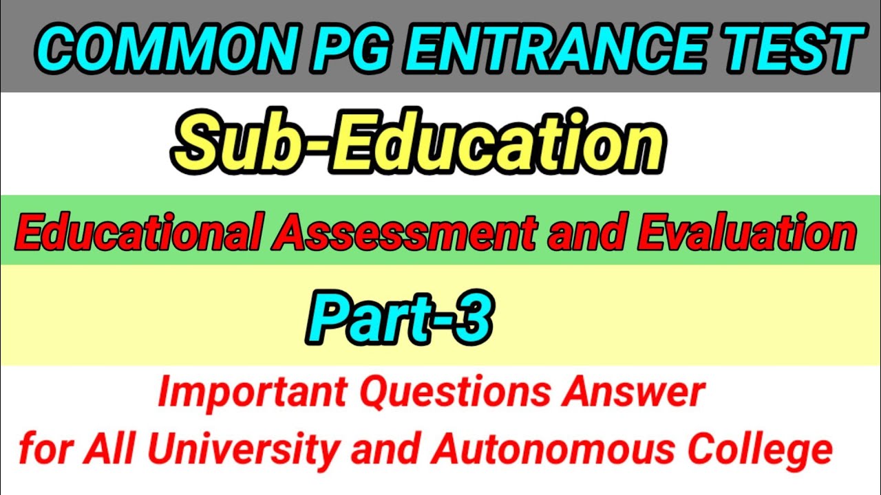Important Questions Answer for Common PG Entrance Test (CPET ...