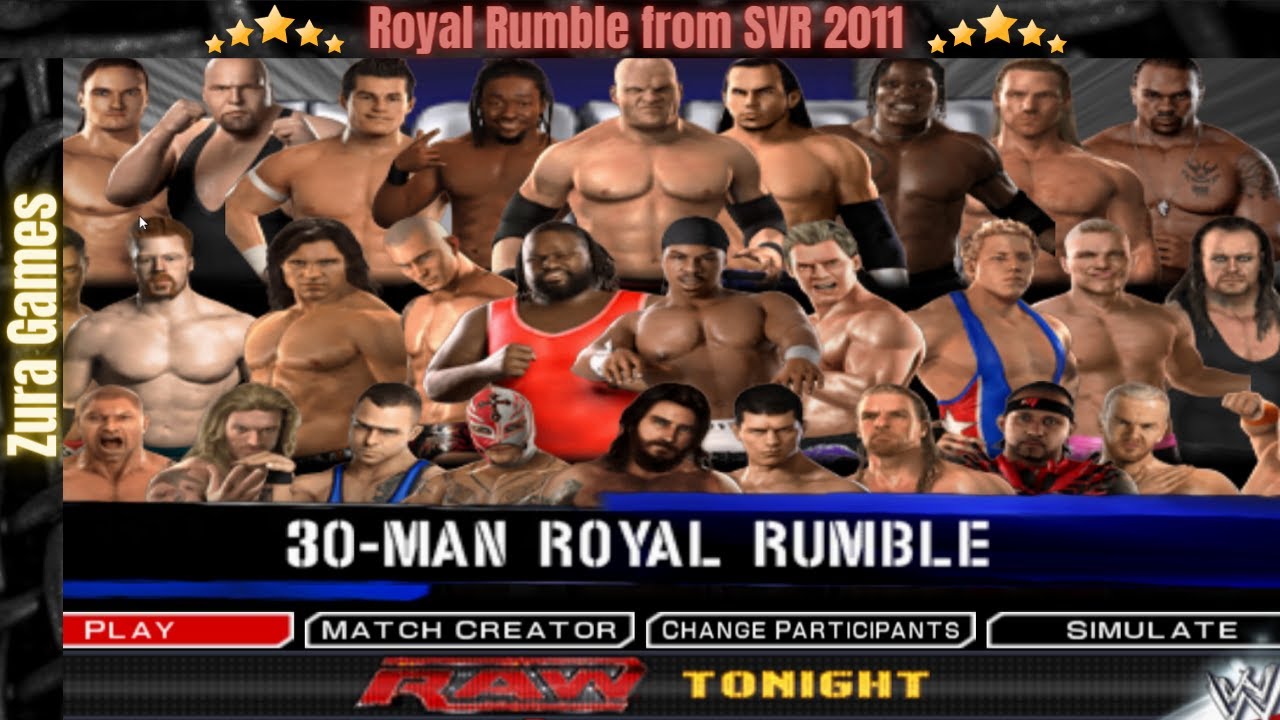 I was eliminated on bad time | Royal Rumble svr 2011 | Zuragames - YouTube