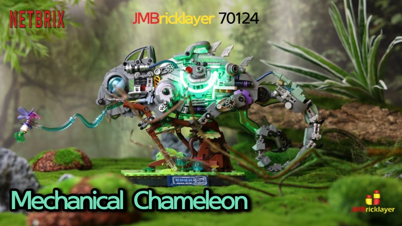 JMBricklayer Mechanical Chameleon 70124 Brick - Speed build & Review ⚡️ ...