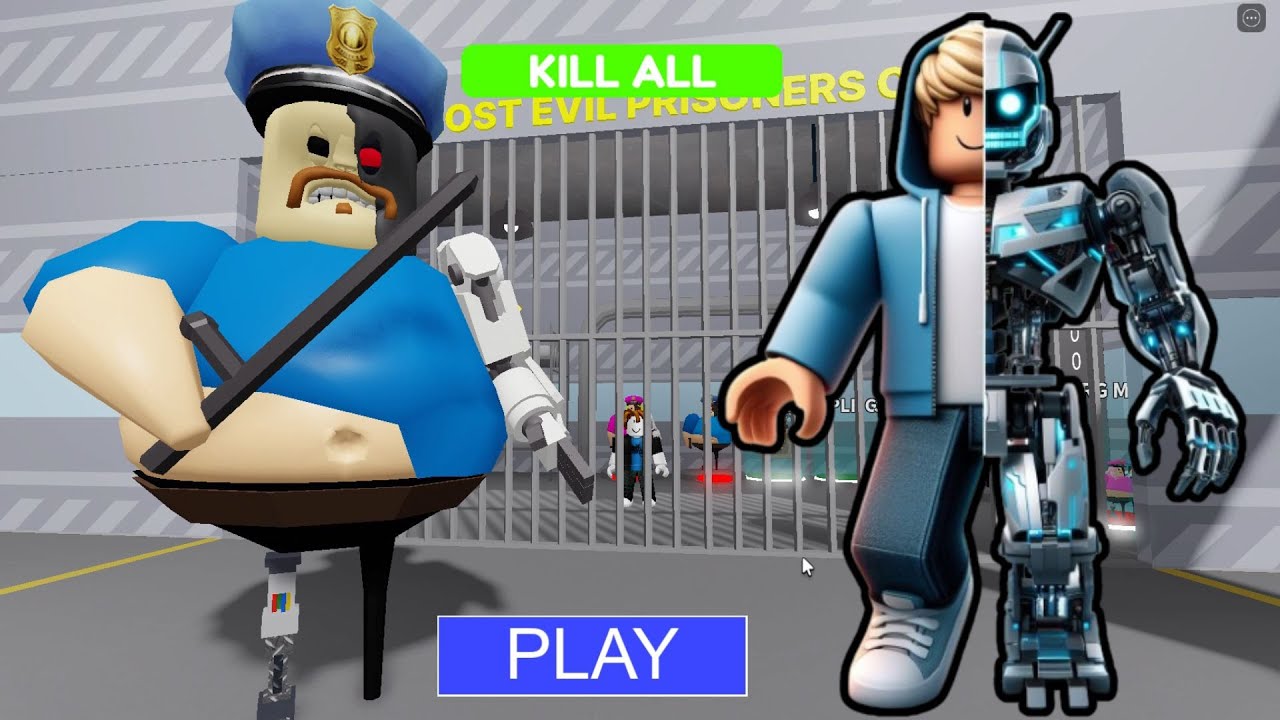 [🤖NEW!] Cyborg Barry's Prison Run (Obby!) | ROBLOX - YouTube