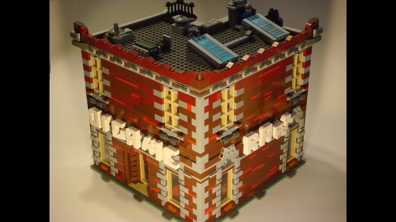 Lego custom organic & raw food store ( MOC ) - YouTube