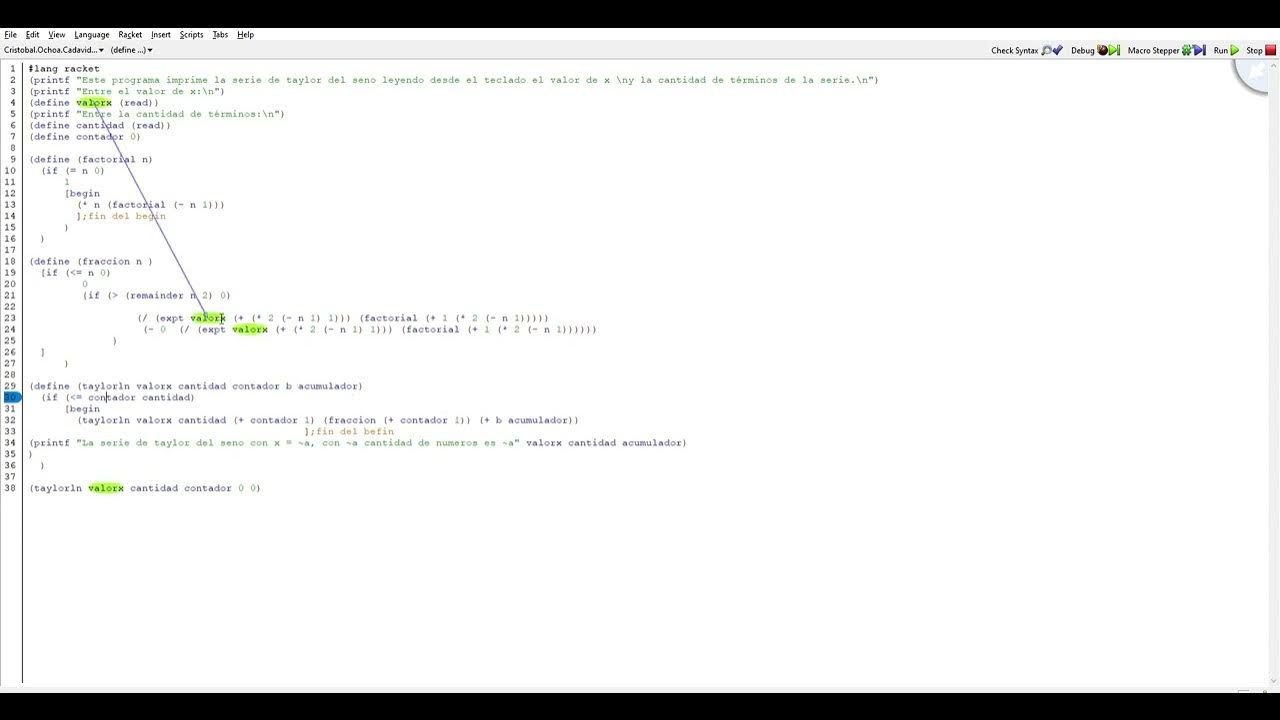 Cristobal Ochoa Cadavid Tarea03 Ejercicio24 rkt DrRacket 2022 09 02 22 30 39 - YouTube