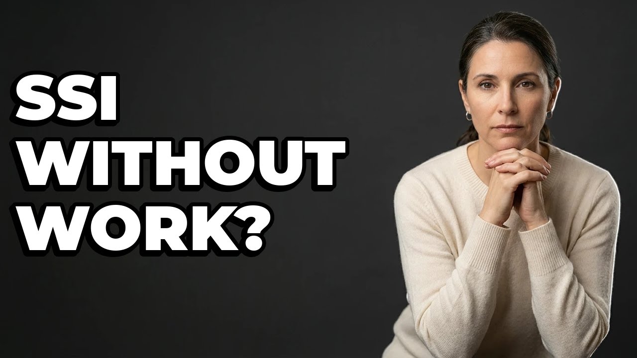 Can You Receive SSI If You Have No Work History? - YouTube