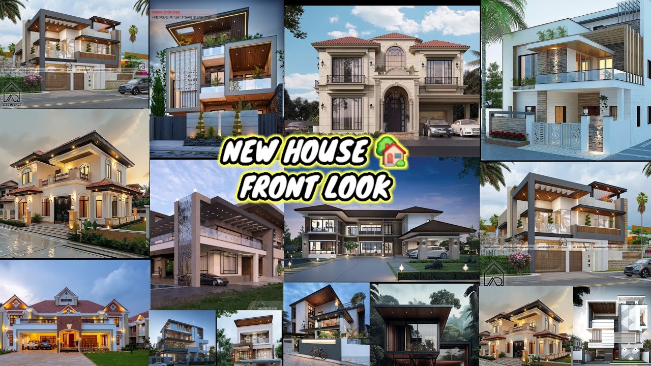 NEW HOUSE 🏡 DESIGN FRONT LOOK - YouTube