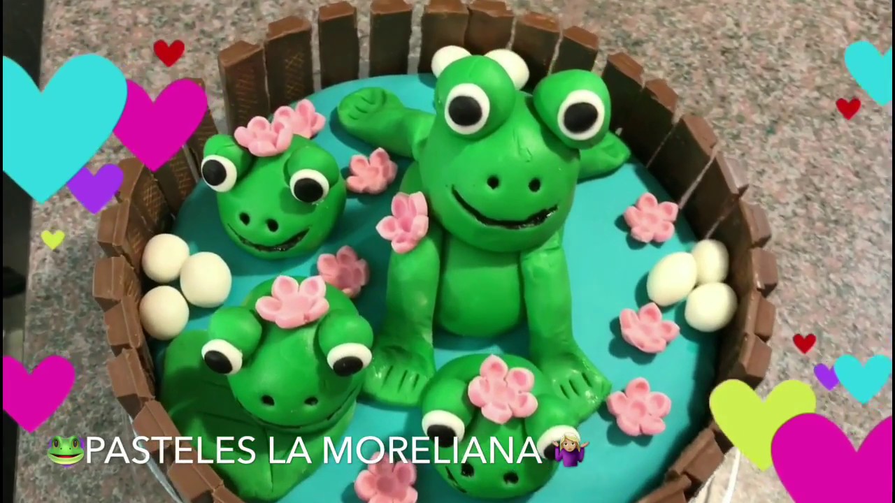 🐸 Ranas De Fondant Para Decoración De Pasteles 🎂 - YouTube