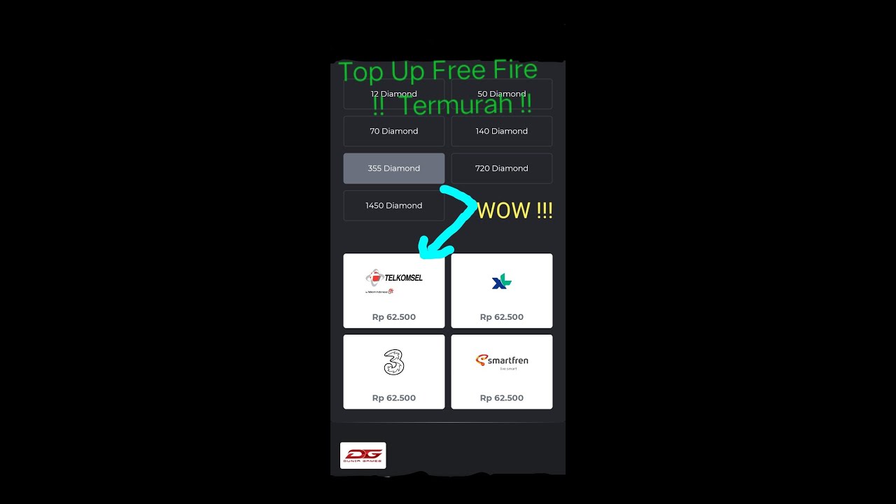Tempat top up free fire termurah !!!! - YouTube