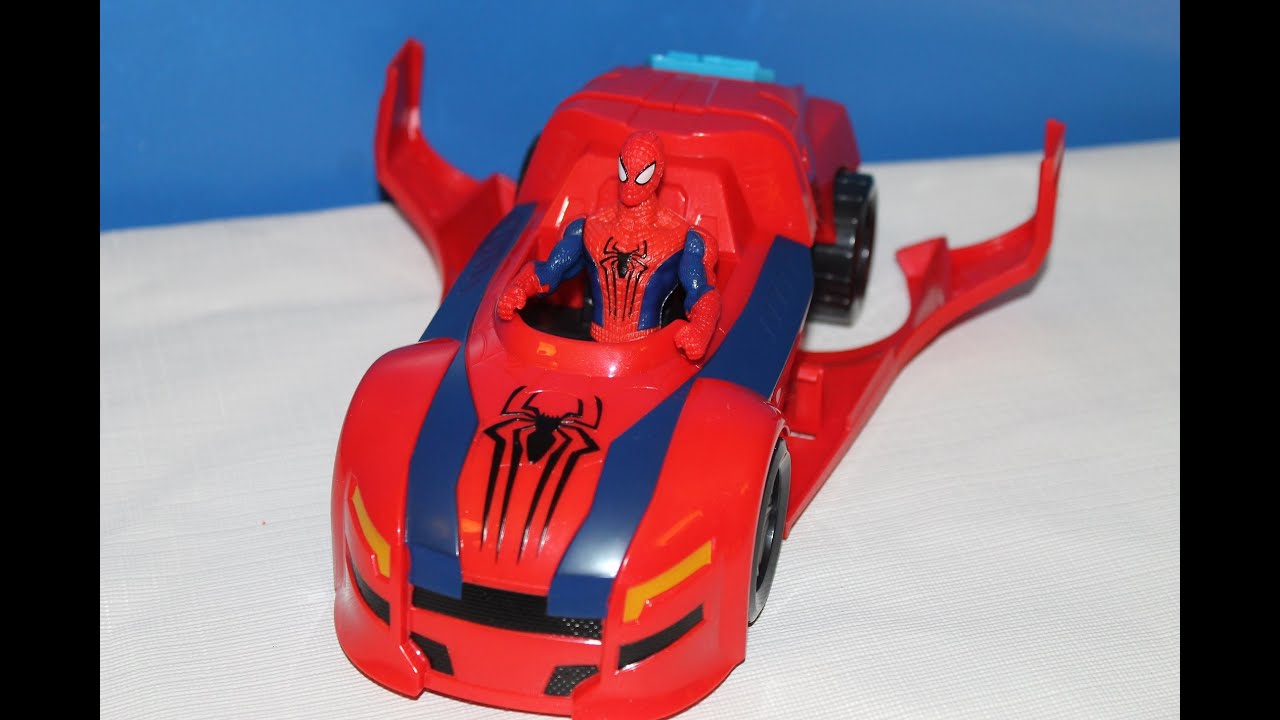 marvel the amazing spiderman 2 triple strike cruiser vehicle - YouTube