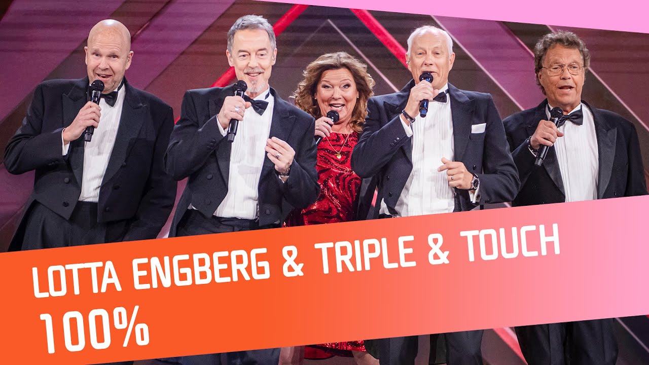 ÖPPNINGSNUMMER: Lotta Engberg & Triple & Touch – 100% - YouTube