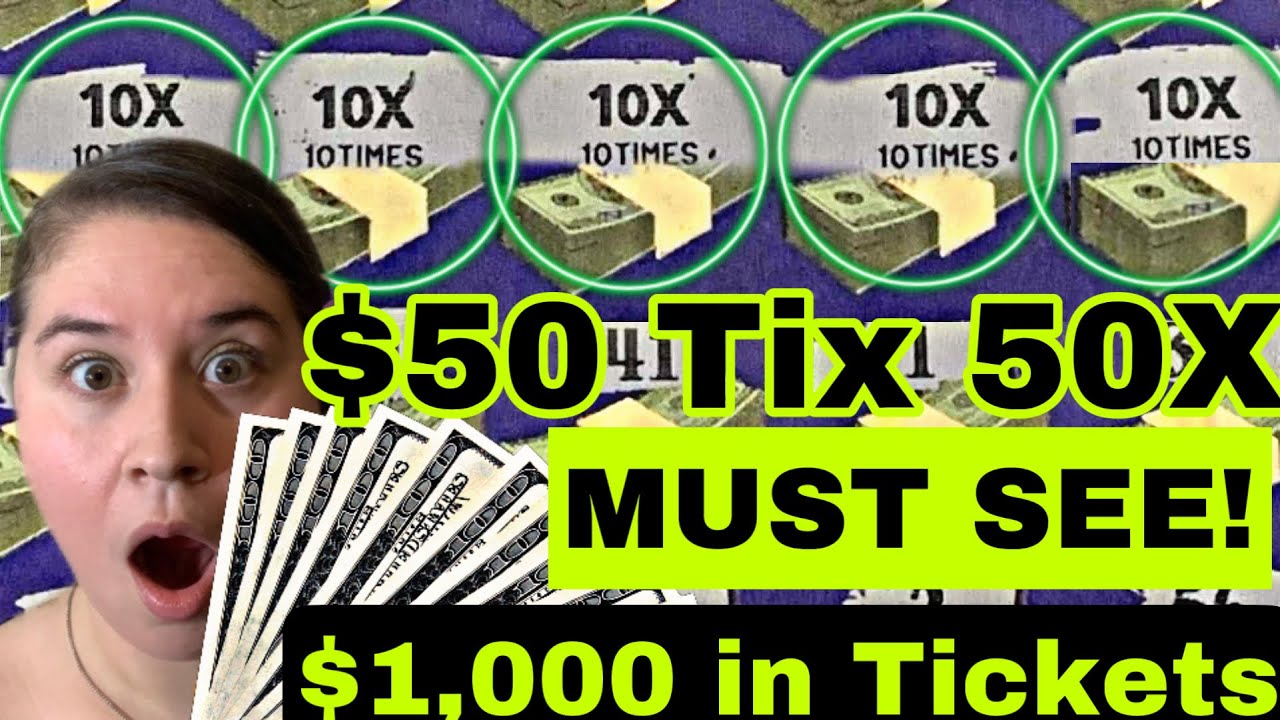50X ON A $50 TICKET! CLAIMER? PLAYING $1,000 IN HIGH DOLLAR SCRATCH OFF ...