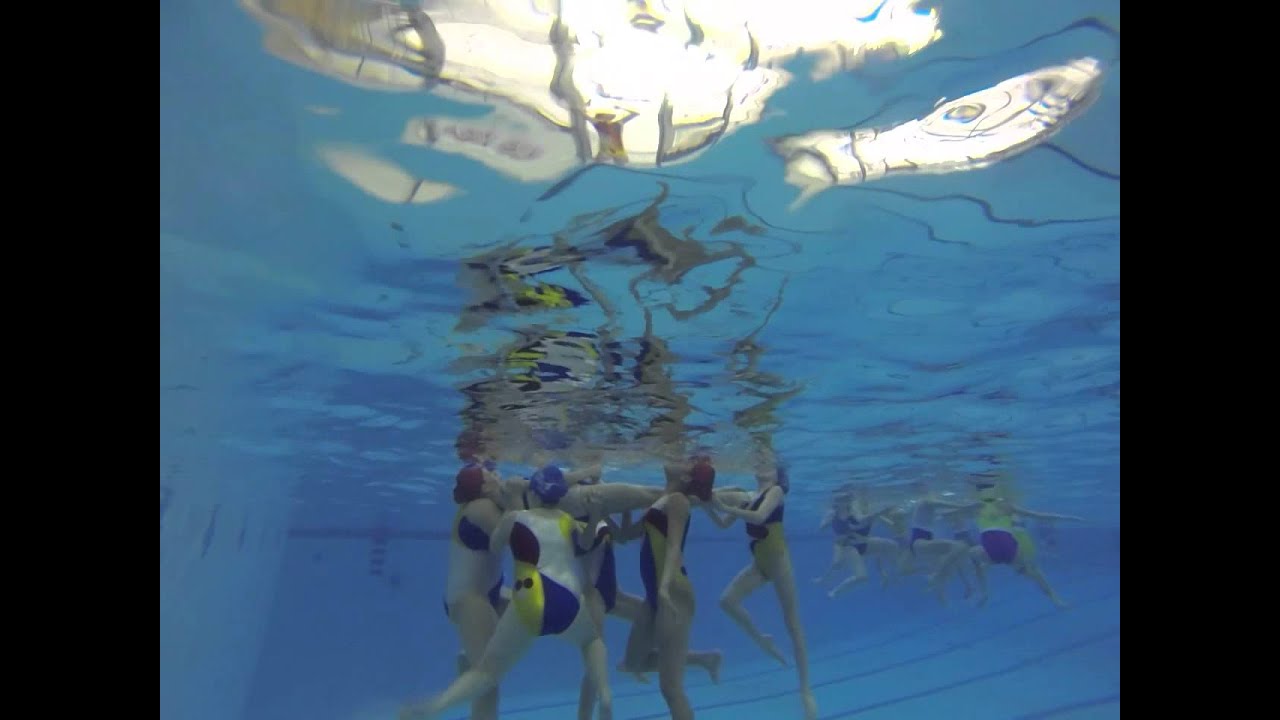Synchro Swimming Lift - YouTube