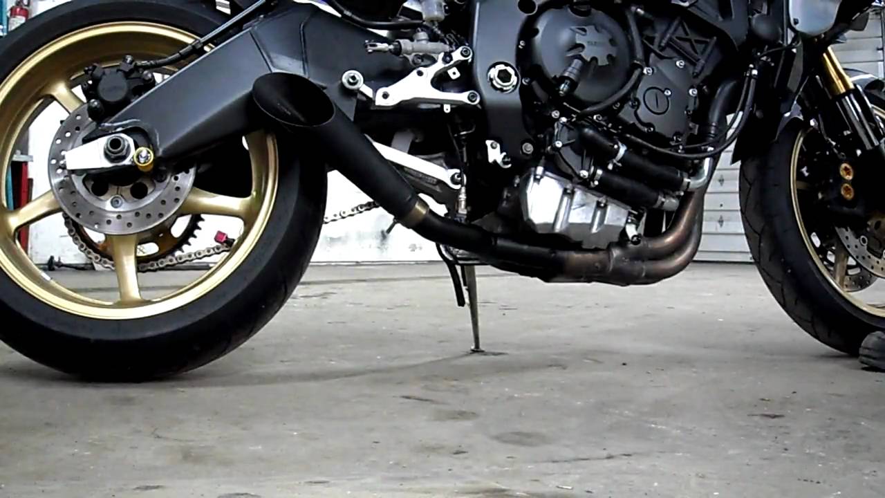 07 R6 Custom Straight Pipe - YouTube