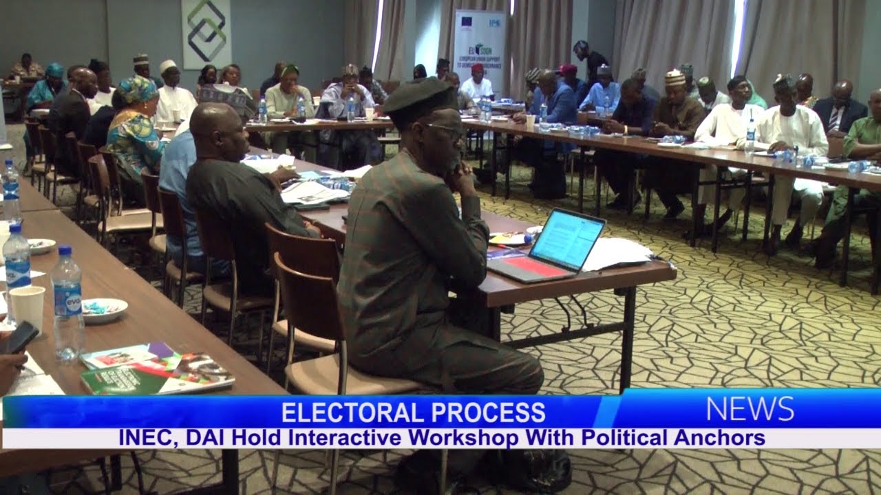 INEC, DAI Holds Interactive Workshop With Political Anchors - YouTube