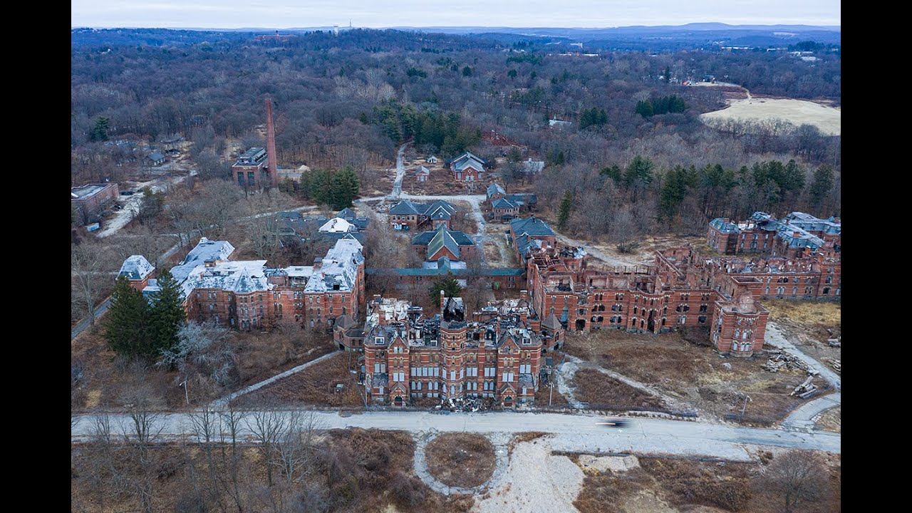 Hudson River State Hospital - Exploring with a Mavic Pro 2 - YouTube