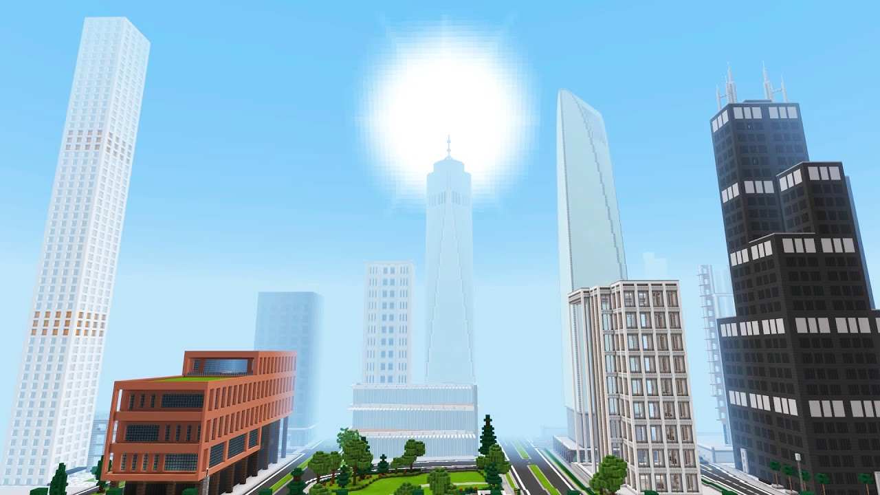 Minecraft City Cinematic - YouTube