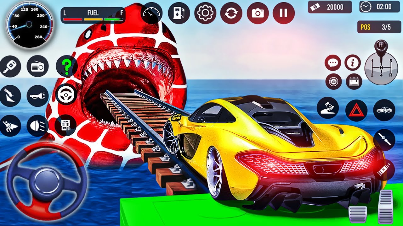 Mega Ramp Car Stunt Master 3D - GT Car Stunt Racing - Android GamePlay ...