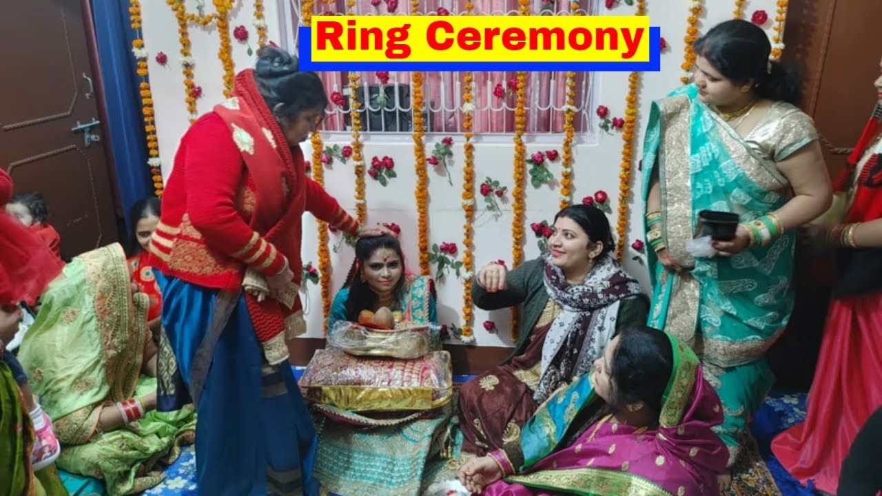 Ring Ceremony Prakhar & Kajal | Ring Ceremony | Roka | Traditional ...