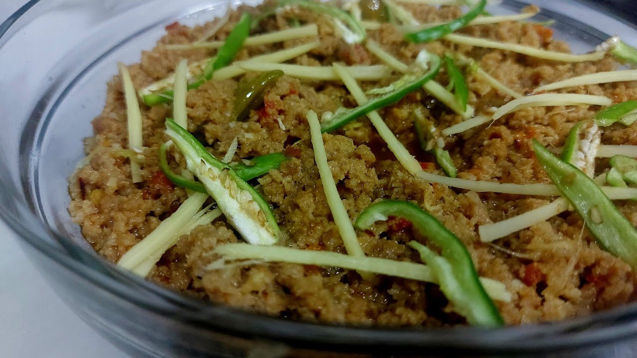 Beef Keema karahi Recipe | Easy Beef Qeema kadhai Recipe - YouTube