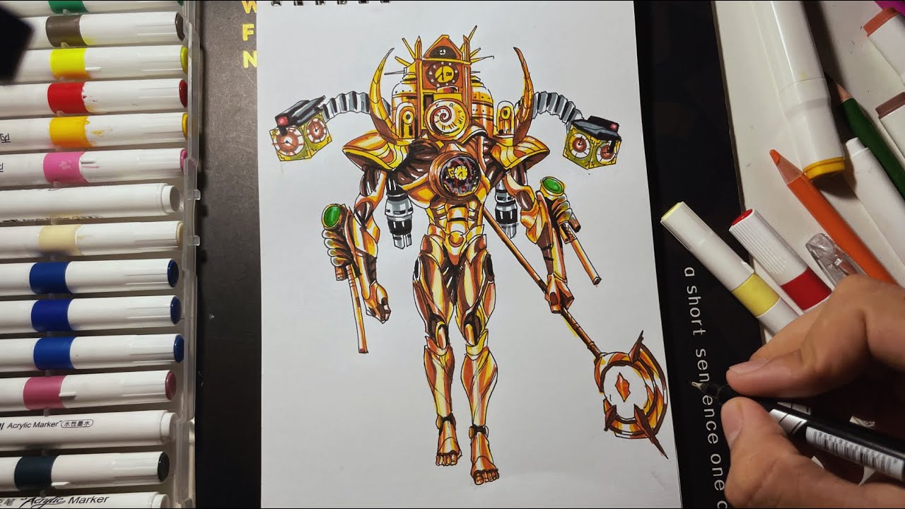 How to draw Titan Clock Man with big upgrade (99999) latest extremely ...