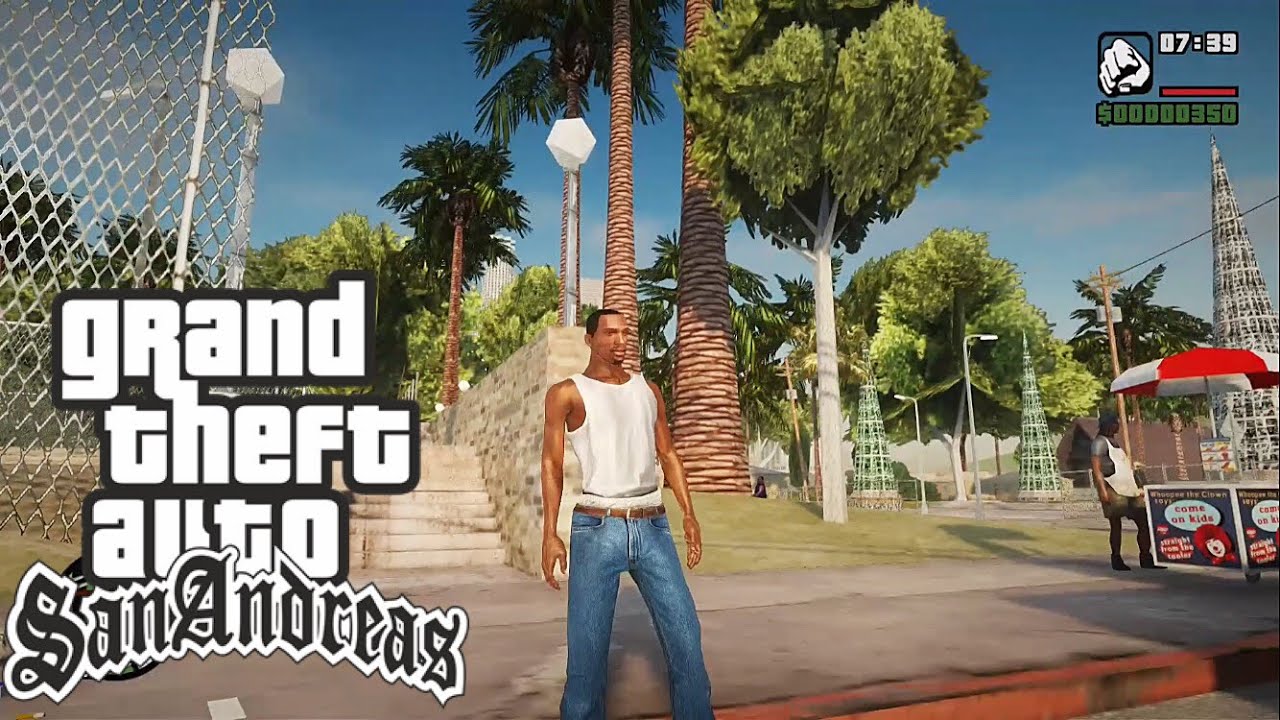 GTA San Andreas Remastered Mod Showcase Gameplay - YouTube