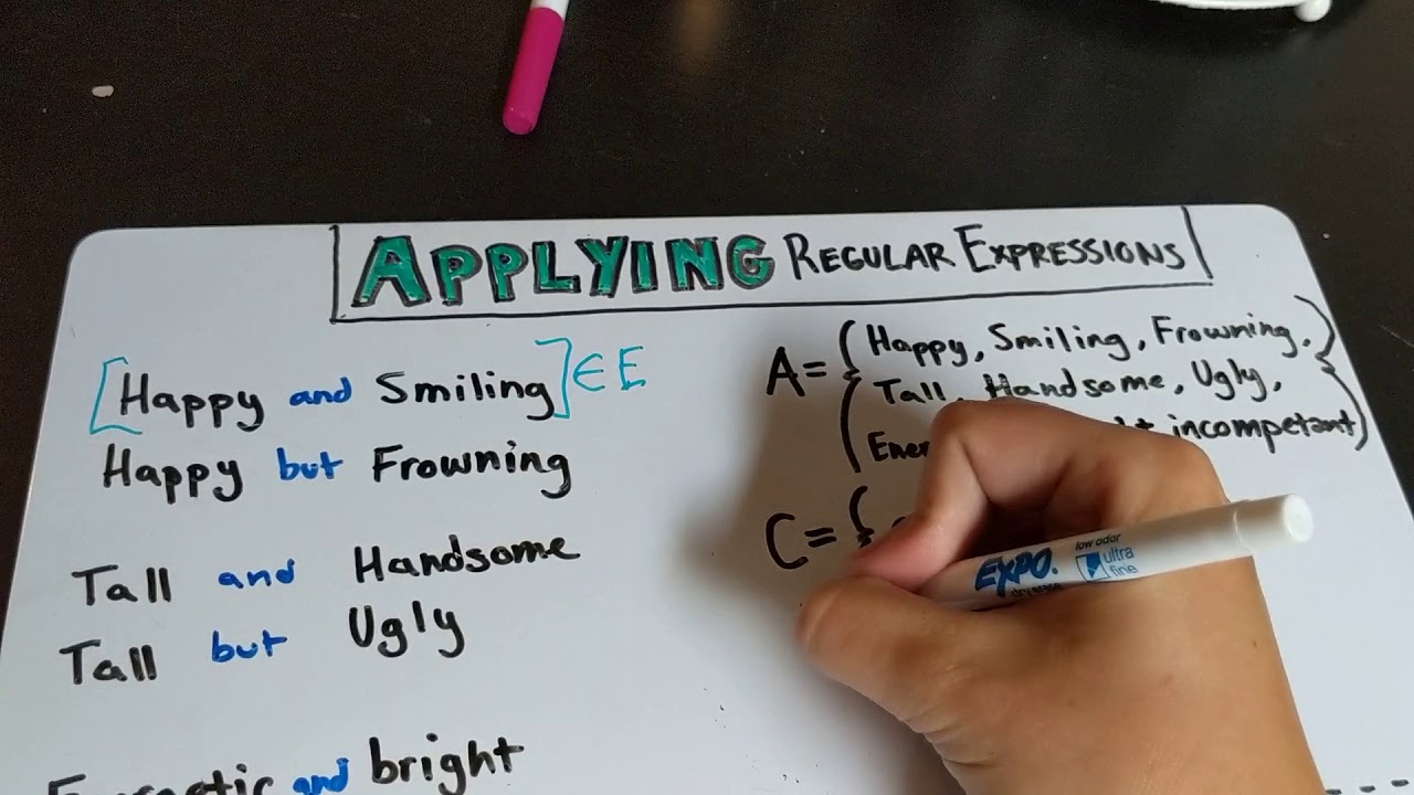 Applications of Regular Expressions (Brief Intro to Formal Language ...