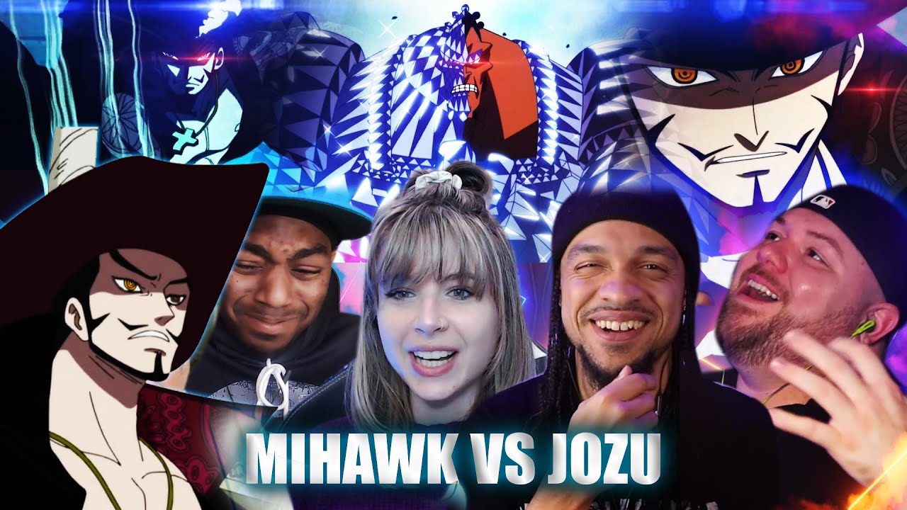 Dracule Mihawk vs Diamond Jozu ! Reaction Mashup - YouTube