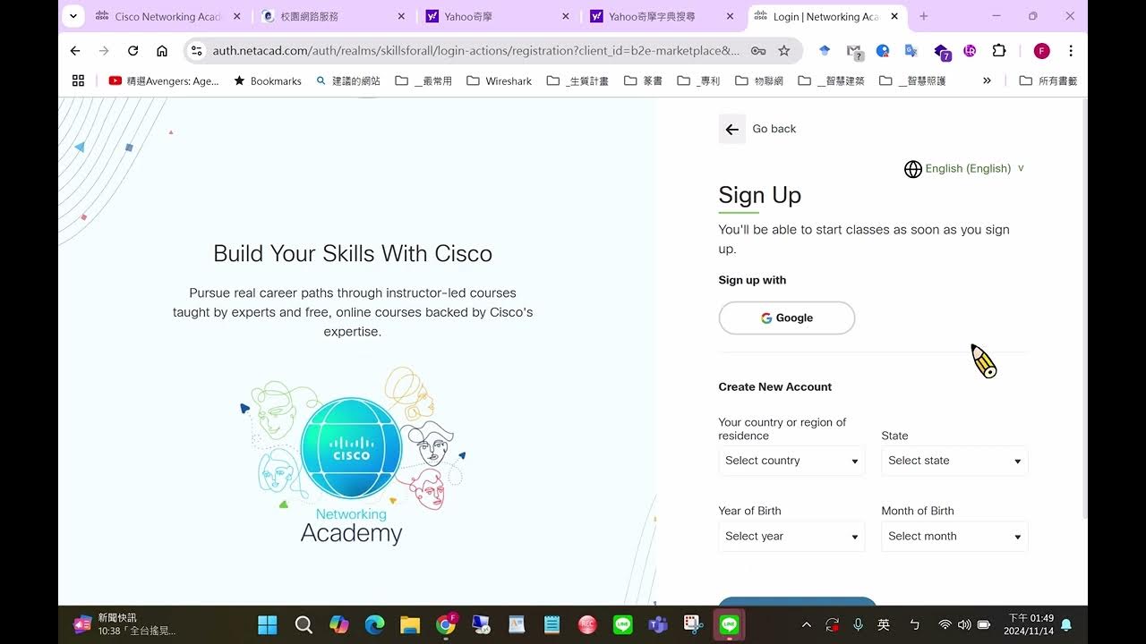 how to creat an account at netacad - YouTube