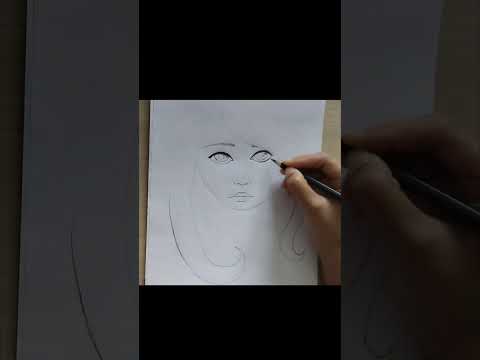 how to draw a girl step by step - YouTube