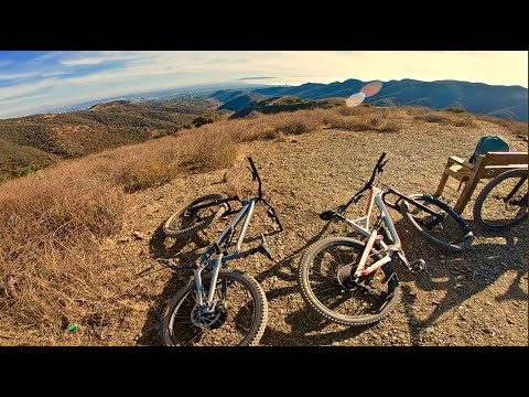 Downhill Mountain Biking In Santa Monica (GoPro) (Sullivan Ridge Trail ...