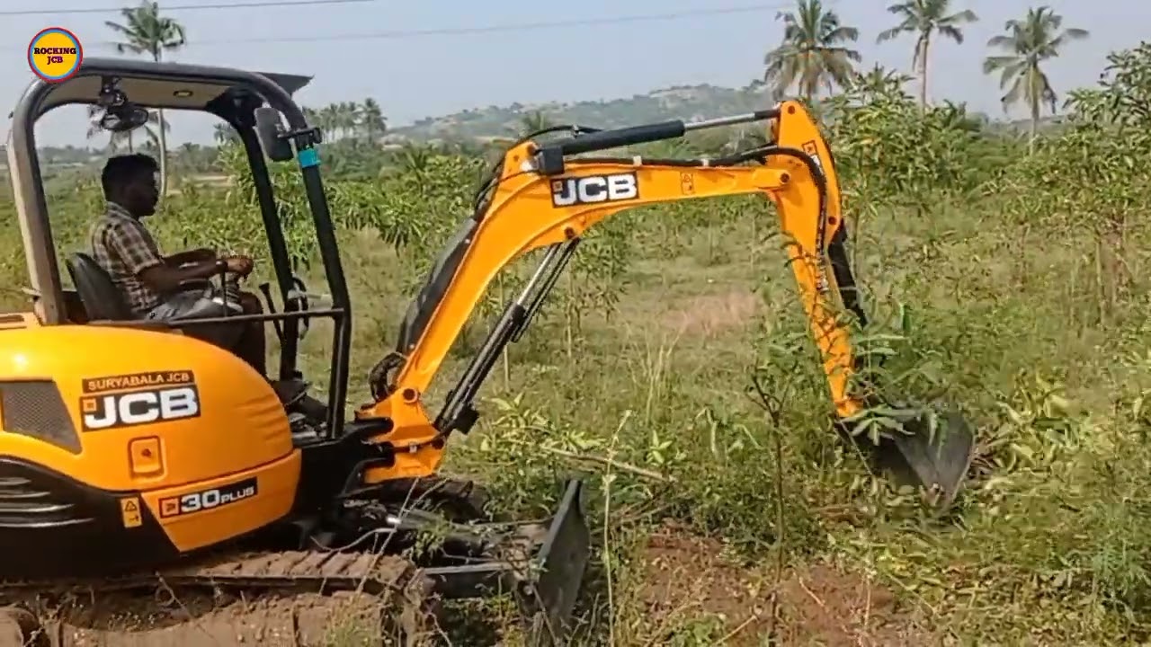 Mini excavator jcb 30 plus machine/jcb video - YouTube