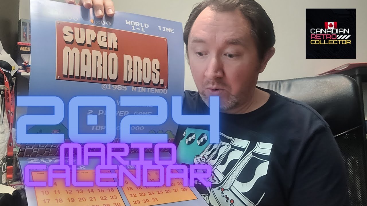 NEW Retro Super Mario Bros. 2024 Calendar! - YouTube