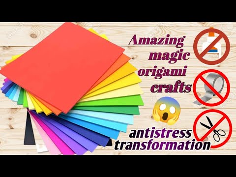 Fidget origami paper | origame | origami antistress transformer easy ...