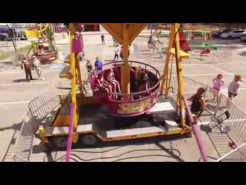 houston party rental carnival rides wrecking ball - YouTube