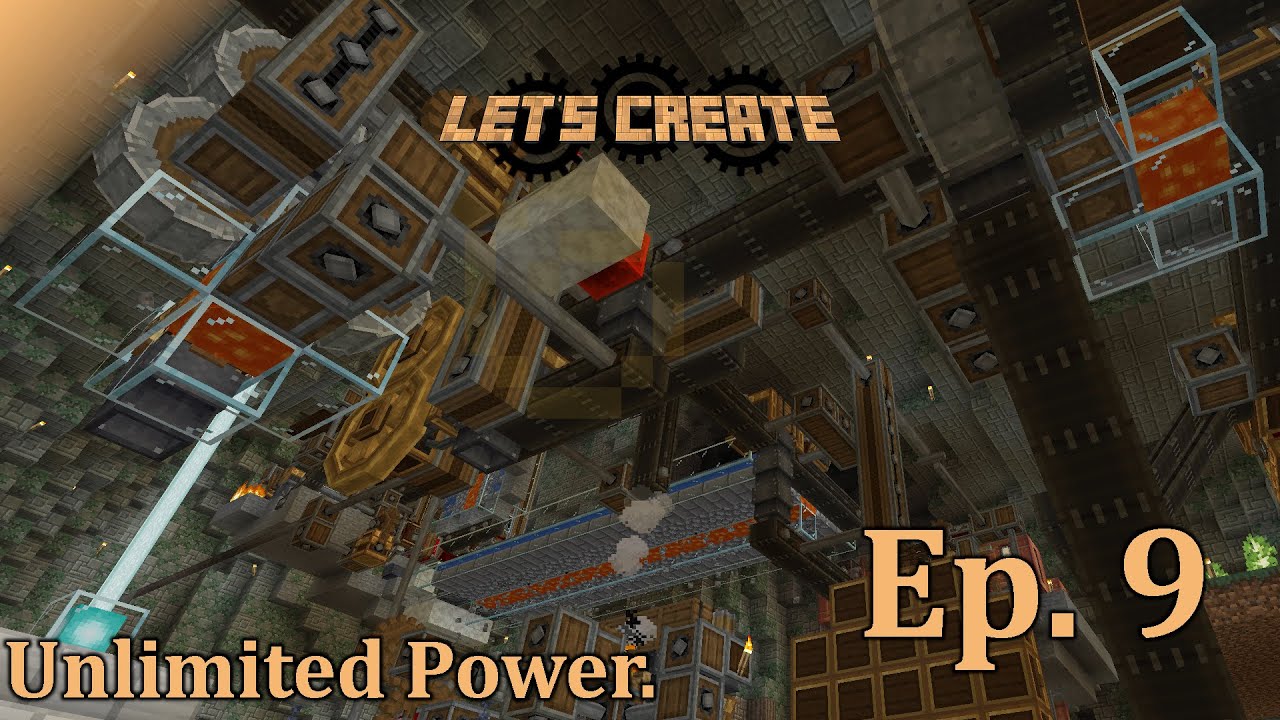 Lets Create Ep. 9 - Unlimited Power. (Minecraft Create Mod SMP) - YouTube