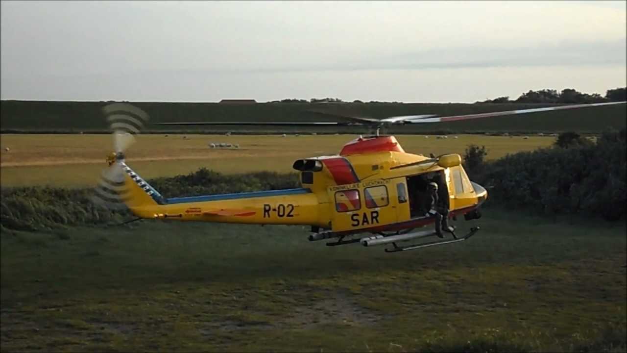 Landing Kustwacht helikopter SAR (HD!!) - YouTube