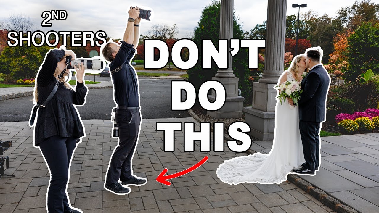 7 Mistakes New Wedding Photographer Second Shooters Make - YouTube