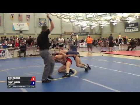 74 Round of 128 - Derek Holcomb (Buffalo RTC) vs. Elliott Raiford (App ...