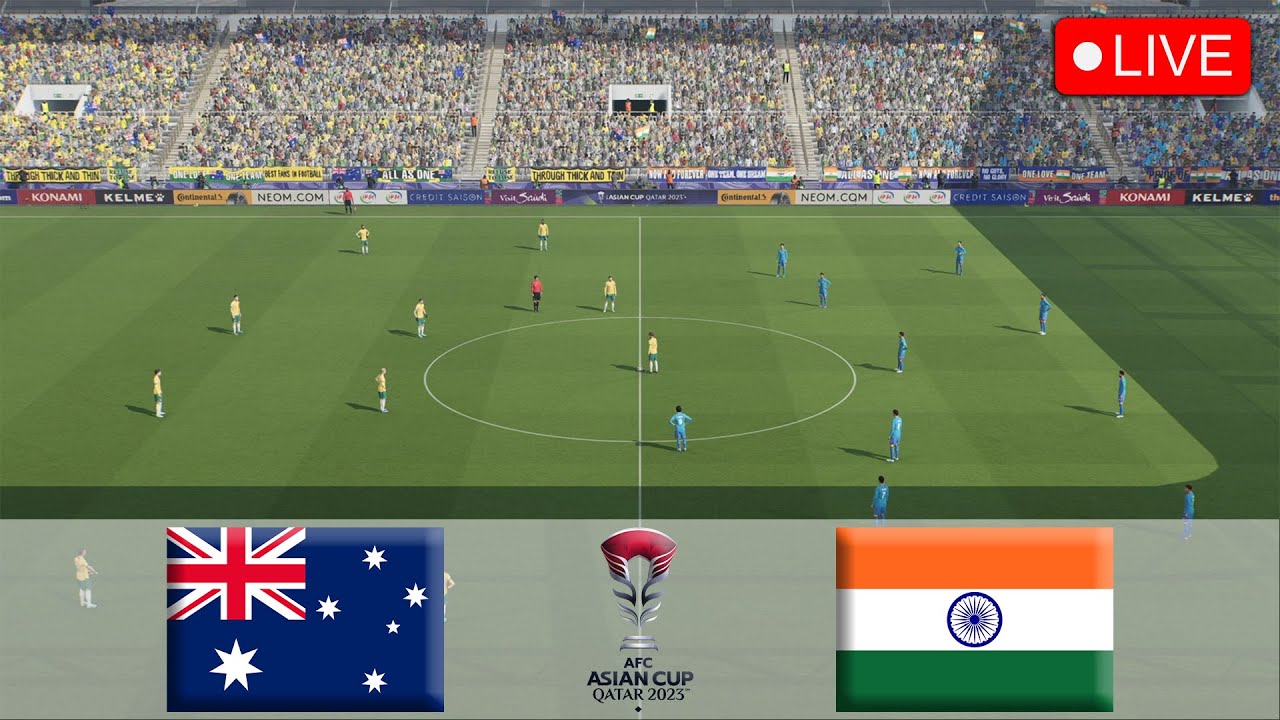 🔴Australia vs India LIVE🔴2023 AFC Asian Cup🔴Live Match Today! - YouTube