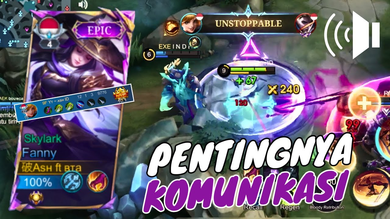 PENTINGNYA KOMUNIKASI DALAM TIM AGAR GAME JADI LEBIH GAMPANG | FANNY ...