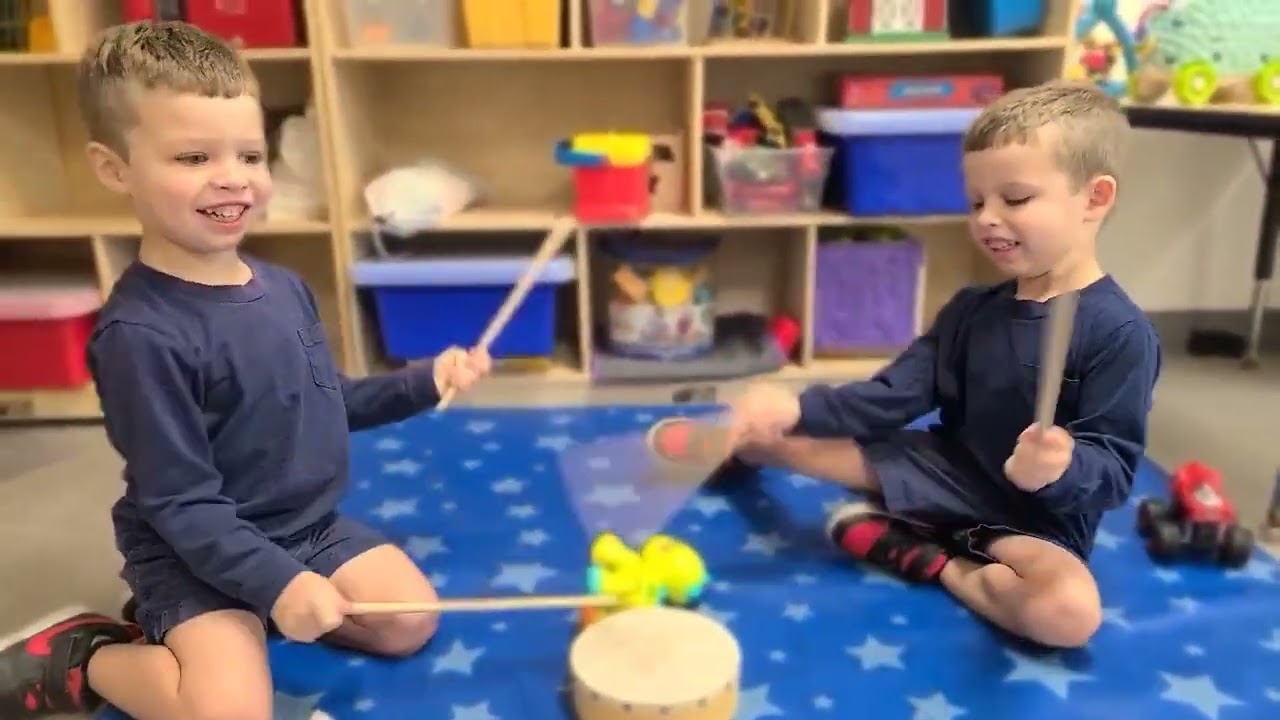 Another video of EIBI 102 students drumming it out during their break at The Victory Center ...