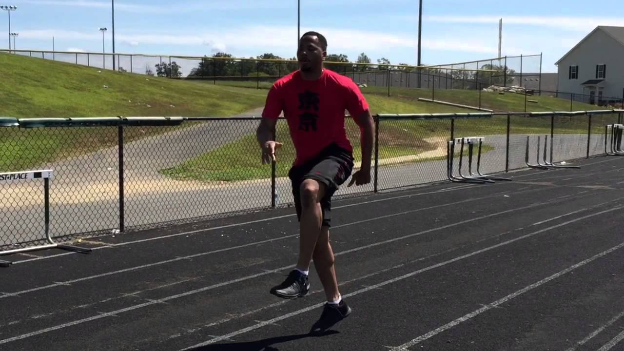 B skip in place with two skips in a row introduction level - YouTube