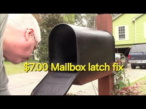 Replacing Mailbox Latch Replacement & Mailbox Renewal - YouTube