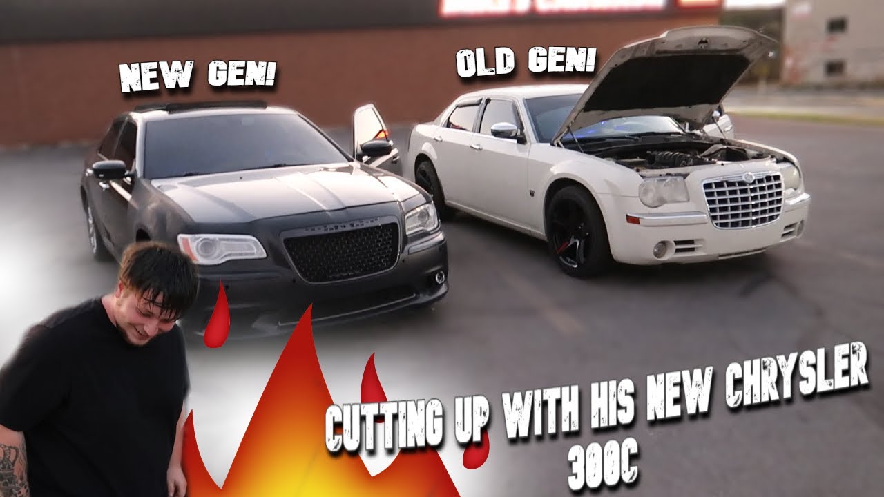 Cutting Up With A New Gen Chrysler 300c In My Modded Old Gen! - YouTube