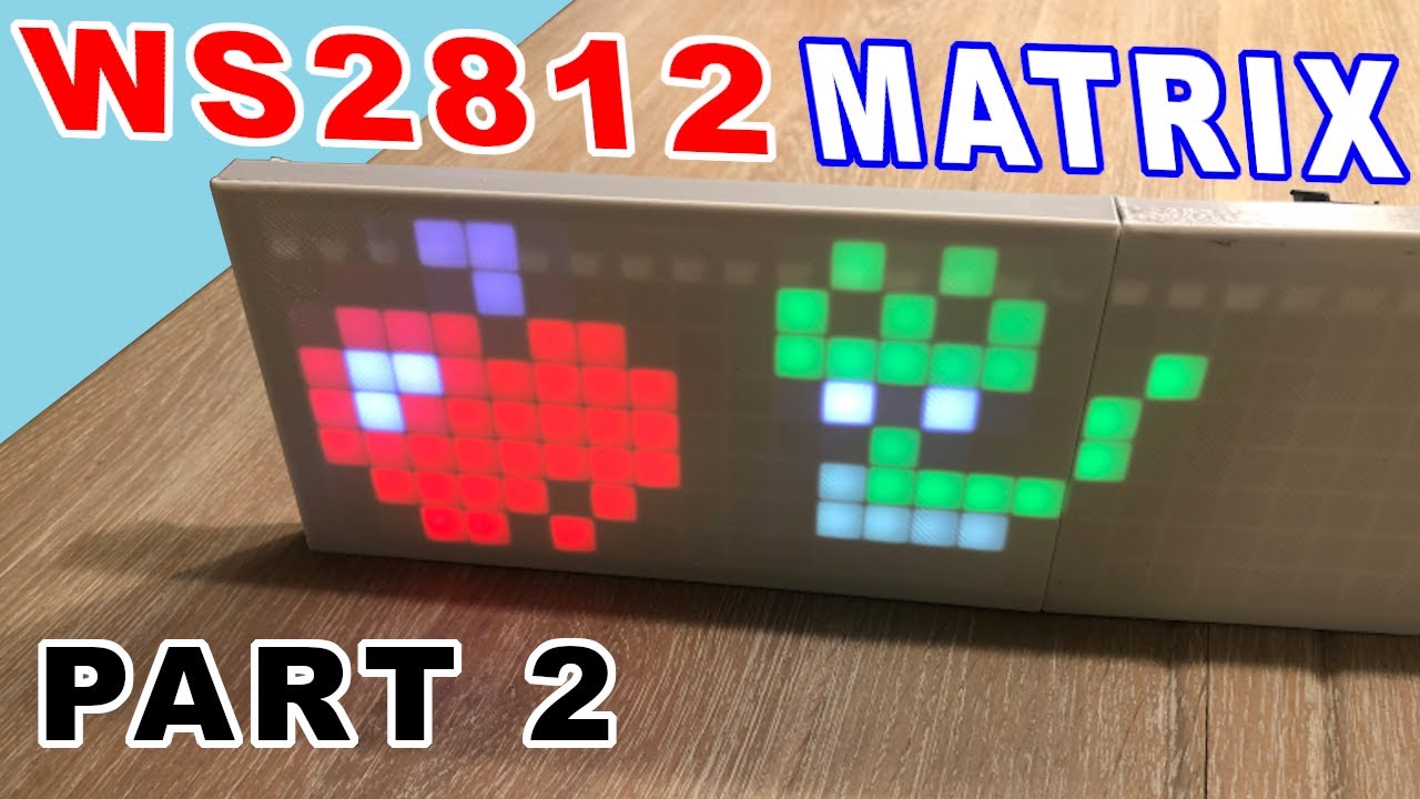 Coding With Color Arduinos Control Over 32x8 Ws2812 Led Matrix Part2