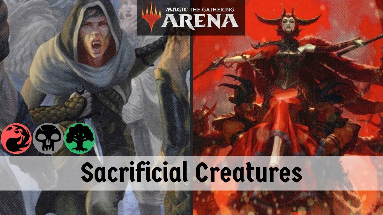 KILLING THEM KILLS YOU!! Jund Sacrificial Creatures | MTG Arena | Deck ...