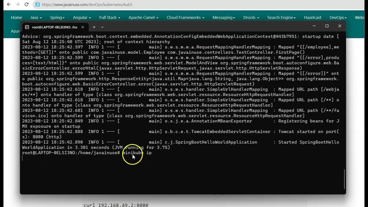 Spring Boot Kubernetes Tutorial Deploy To Minikube Pods Youtube